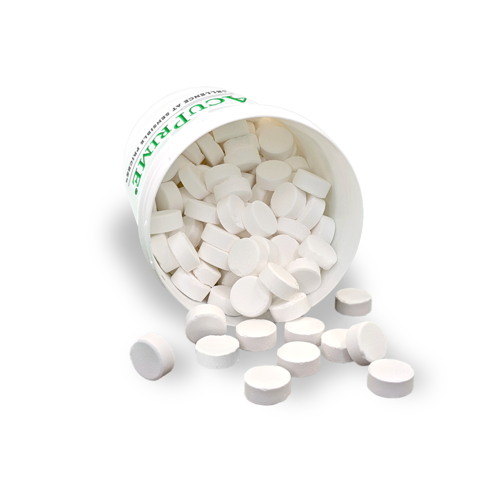 Disinfectant Effervescent Chlorine Tablets - AcuPrime